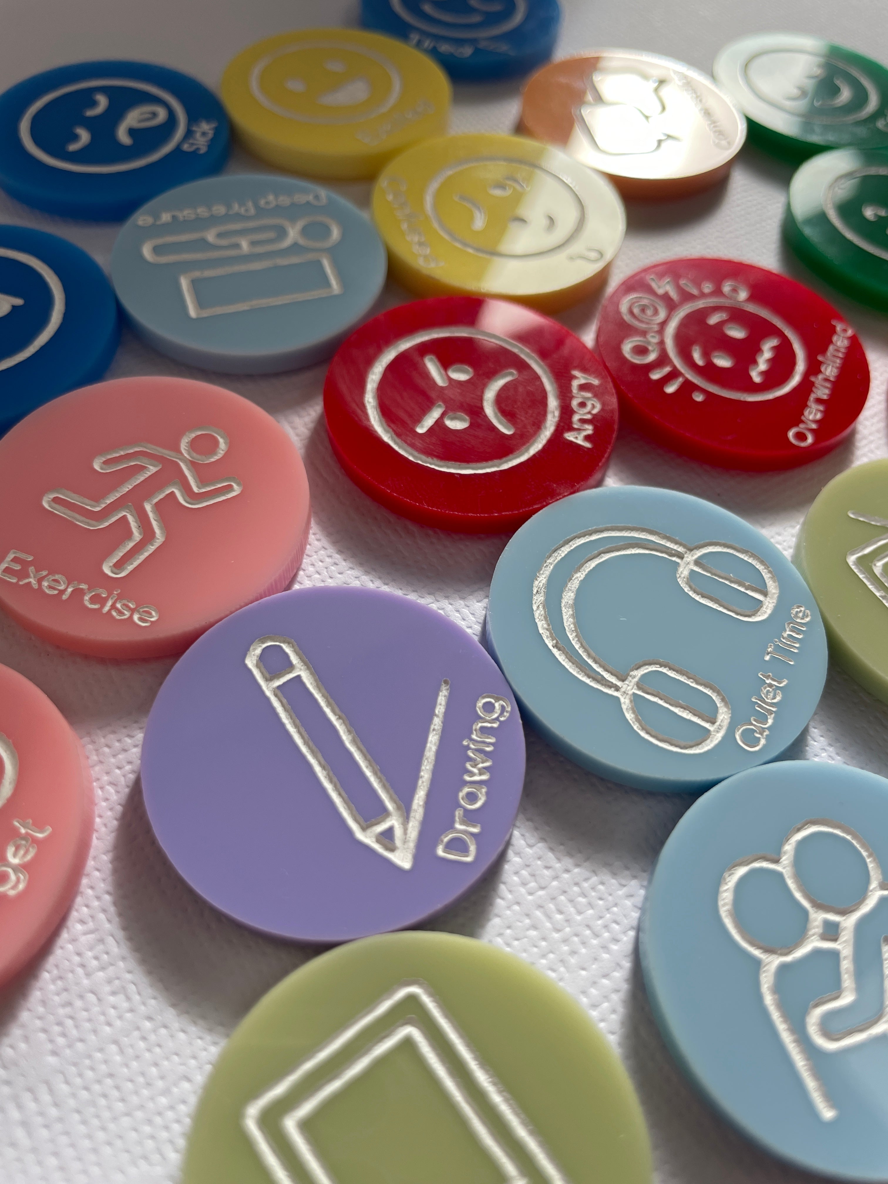 Emotional Check-In Board - Additional Tokens Feeling/Emotions – Emma ...