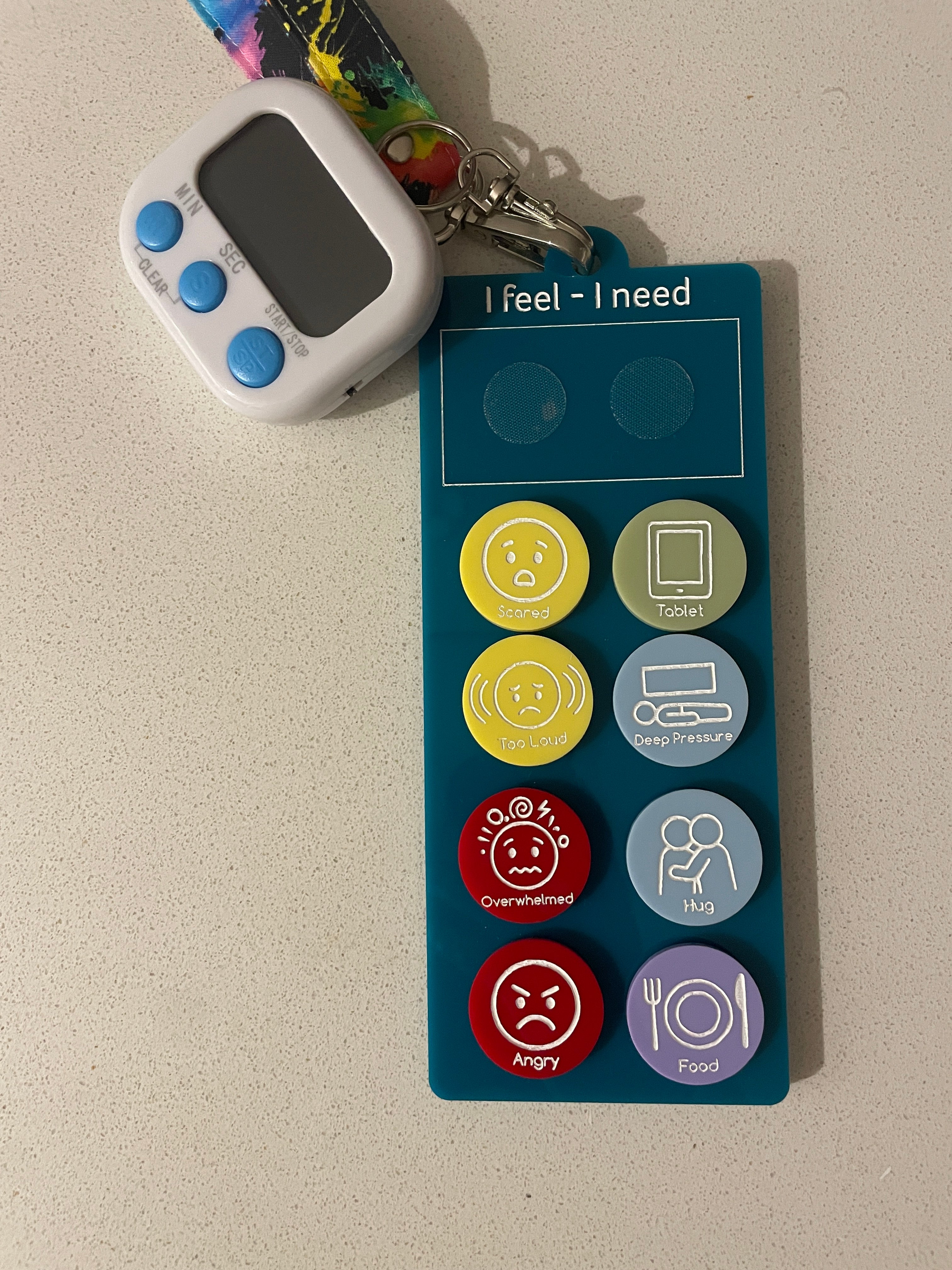 Portable Schedule & Emotional Check-In Board – Emma Jae Custom Laser ...