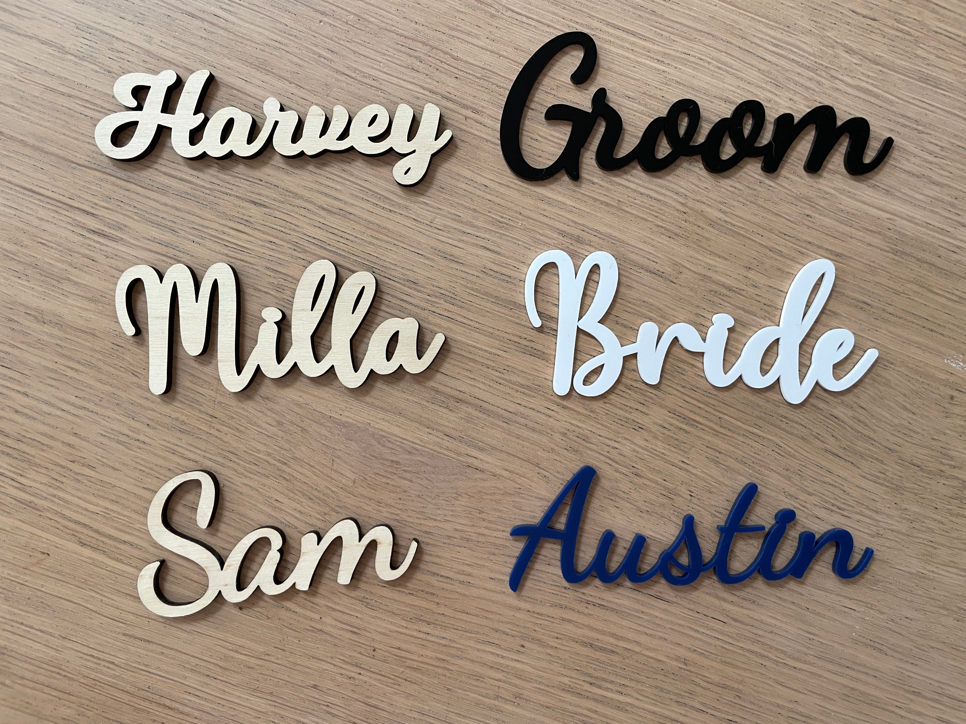 Table NAMES – Emma Jae Custom Laser Designs